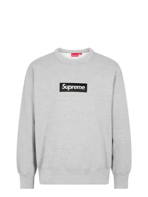 Supreme Box Logo Crewneck Sweatshirt - Grey