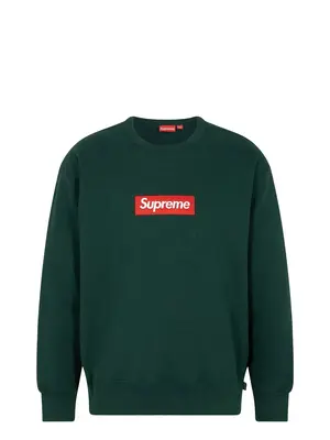 Supreme Box Logo Crewneck Sweatshirt - Green