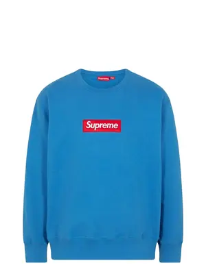 Supreme Box Logo Crew-neck Sweatshirt - Blue