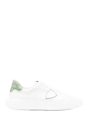 Philippe Model Logo-patch Low-top Sneakers - White