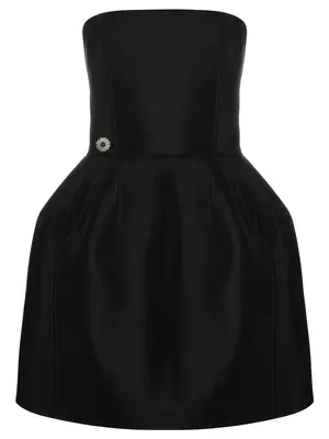 Philipp Plein Strapless Mini Dress - Black