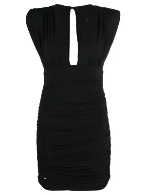 PHILIPP PLEIN Philipp Plein Wrinkles Ruffle-Detail Mini Dress