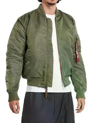 Alpha Industries Ma-1 Vf 59 Zip-up Bomber Jacket - Green