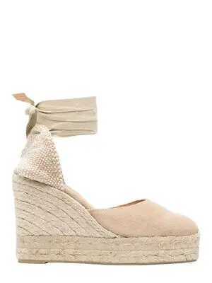 CastaÑer Carina 8 100mm Wedge Espadrilles - Neutrals