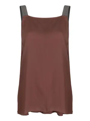 FABIANA FILIPPI Fabiana Filippi Metallic Strap Top