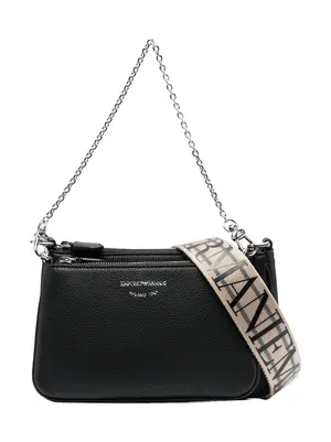 Emporio Armani Double Mini Bag - Black
