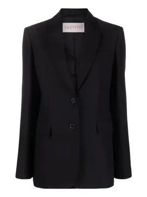 Valentino Garavani Tailored Single-breasted Blazer - Black