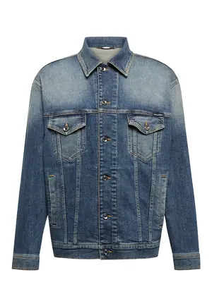 Dolce & Gabbana Cotton Denim Jacket - Blue
