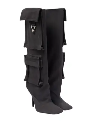 Attico Sienna Knee-high Boots - Black