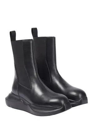 Rick Owens Geth Ankle Boots - Black