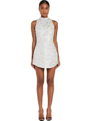 Amanda Uprichard Marshall Tweed Mini Dress - Stellar