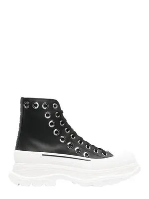 Alexander McQueen Joey High-top Sneakers - Black