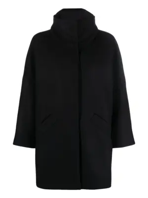 HERNO Herno High-Neck Single-Breasted Coat