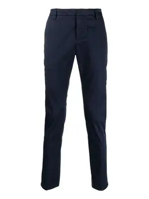 DONDUP Cropped Slim-fit Chinos - Blue