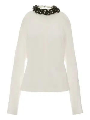 JW Anderson Chain-embellished Top - White