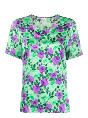 P.A.R.O.S.H P.A.R.O.S.H. Floral-Print T-Shirt