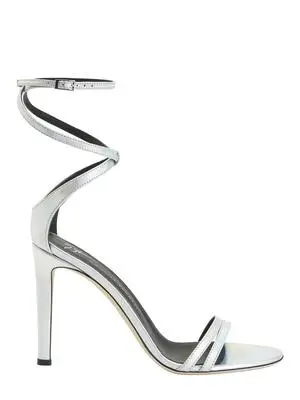 GIUSEPPE ZANOTTI Catia Strappy 105mm Sandals - Silver