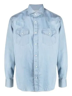 BRUNELLO CUCINELLI Button-up Denim Shirt
