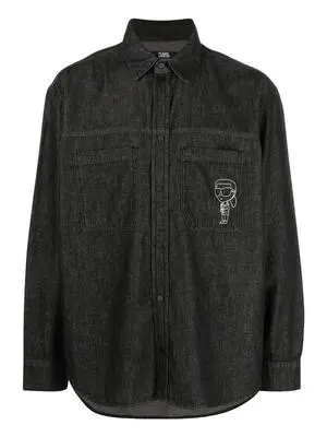 KARL LAGERFELD Ikon 2.0 Denim Shirt
