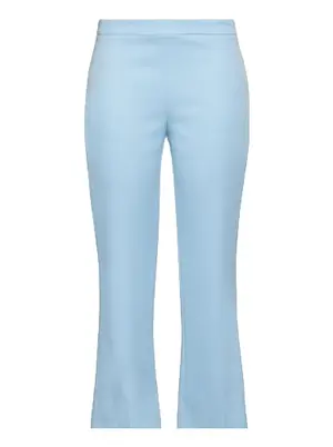 TWENTY EASY BY KAOS Straight-leg Cropped Trousers - Sky Blue