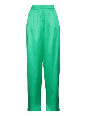 EMMA & GAIA EMMA & GAIA High-Waisted Wide Leg Trousers Green