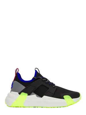 Moncler Lunarove Low Top Sneakers - Royal Black Neon