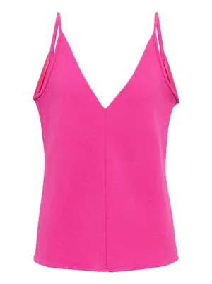 Gabriela Hearst Maria Wool Crêpe Camisole - Pink