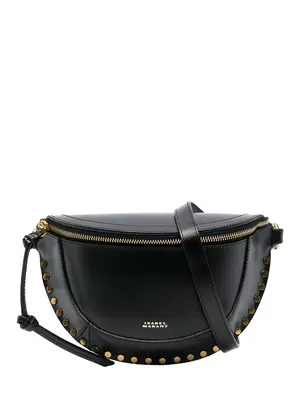 Isabel Marant Skano Leather Belt Bag - Black