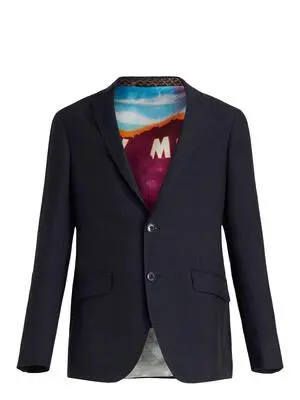 Etro Single-breasted Tailored Blazer - Black
