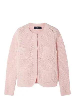 Arch4 Tulip Organic Cashmere Cardigan - Pink