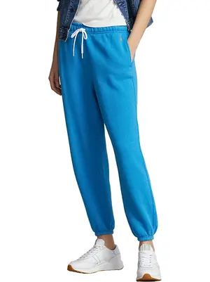 Ralph Lauren Ralph Lauren Fleece Athletic Pant Glacier Turquoise
