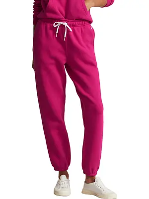 Ralph Lauren Ralph Lauren Fleece Athletic Pant Pink Sky
