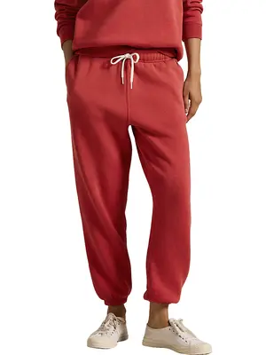 Ralph Lauren Ralph Lauren Fleece Athletic Pant Sunrise Red