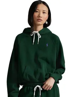 Ralph Lauren Ralph Lauren Shrunken Fit Fleece Hoodie Northwest Pine