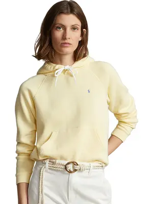 Ralph Lauren Ralph Lauren Shrunken Fit Fleece Hoodie T Bird Yellow