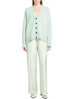JIL SANDER Jil Sander Volume Cashmere Cardigan Mint