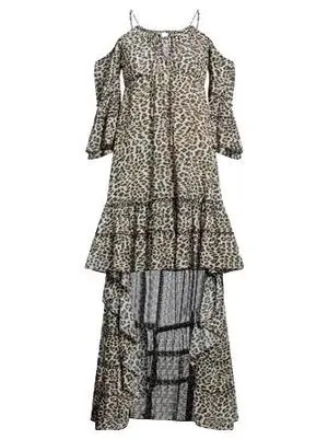 BLUGIRL Mini Dress With Leopard Print And Asymmetric Hem