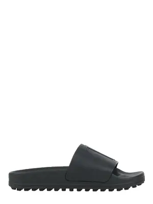 TOD'S Rubber Slides Black