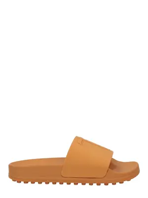 TOD'S Rubber Slides Camel