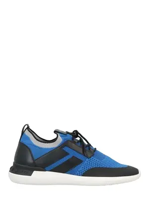 TOD'S NO CODE NO_CODE Sneakers Bright Calfskin Textile Fibers Bright Blue