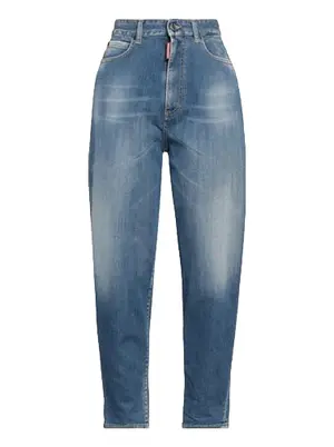 Dsquared2 Tapered Jeans With Five-pocket Detailing - Blue