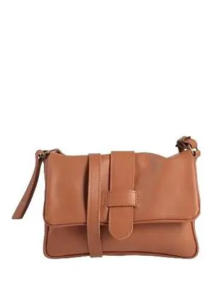 CORSIA CORSIA Calfskin Cross-Body Bag Beige