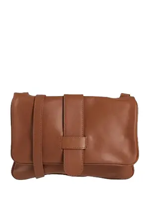 CORSIA CORSIA Calfskin Cross-Body Bag Brown