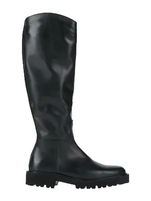 BALDININI Calfskin Riding Boots - Black