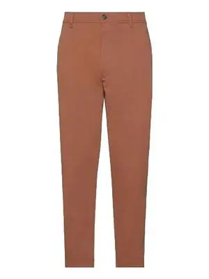 Brian Dales Man Pants Rust Size 31 Cotton, Elastane Rust