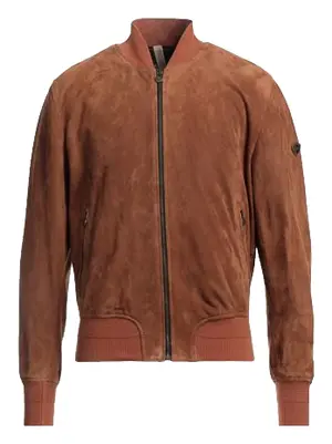 MATCHLESS Suede Bomber Jacket Brown
