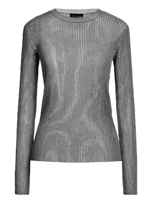 ROBERTO COLLINA ROBERTO COLLINA Knitted Lamé Sweater Grey