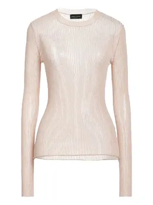 ROBERTO COLLINA ROBERTO COLLINA Knitted Lamé Sweater Pink