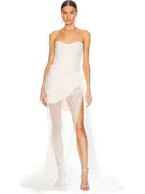 THE BAR Cleo Gown - Blanc