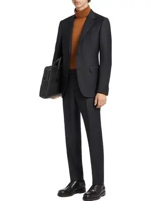 Zegna Trofeo Milano Wool Suit - Navy
